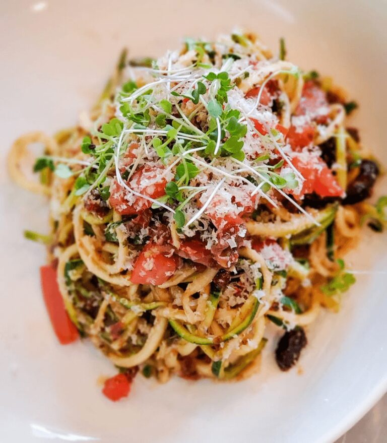 Raw Vegan Puttanesca - Crystal Dawn Culinary